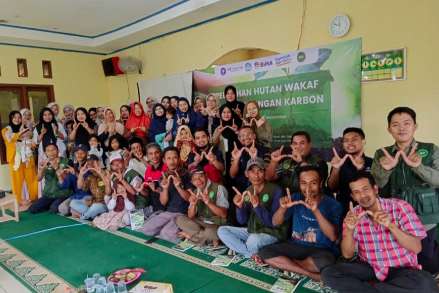 Bogor Waqf Forest held carbon credit counting training - Mosaic Indonesia